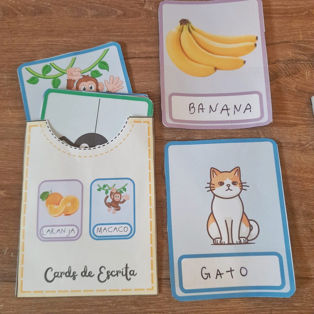 Cards de Escrita – Mundo Pedagógico: Atividades da Pro