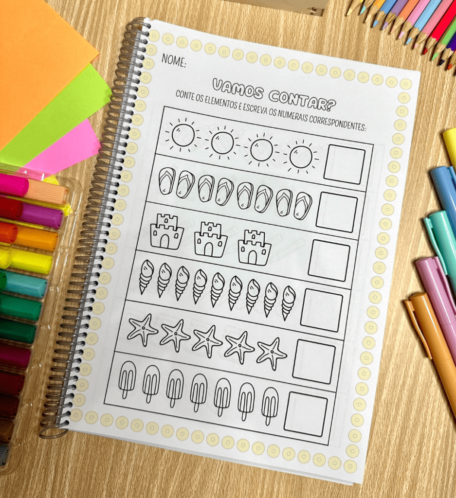 Apostila Vamos Contar – Mundo Pedagógico: Atividades da Pro