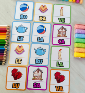 Jogo da Memória das Sílabas – Mundo Pedagógico: Atividades da Pro
