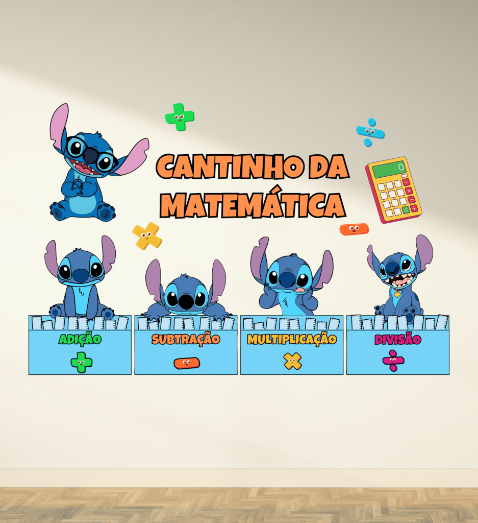 Cantinho da Matemática – Stitch – Mundo Pedagógico: Atividades da Pro