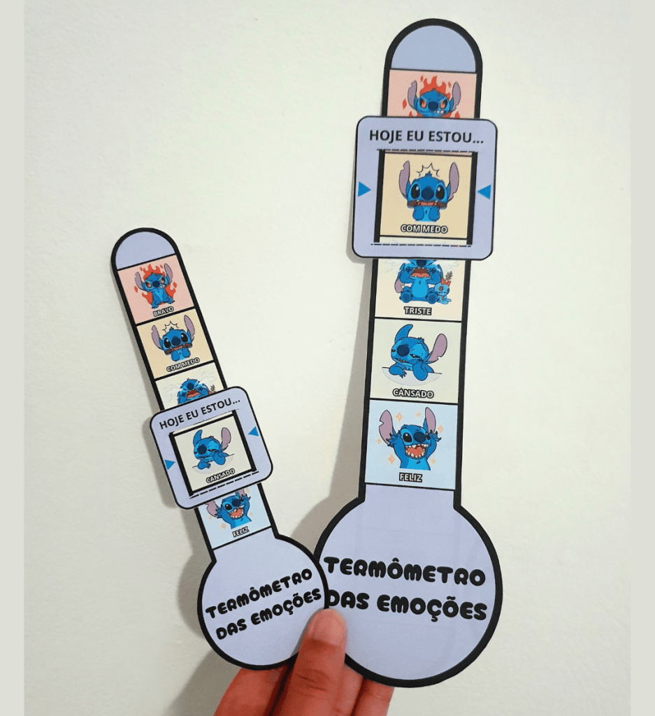 Termômetro das Emoções – Stitch – Mundo Pedagógico: Atividades da Pro