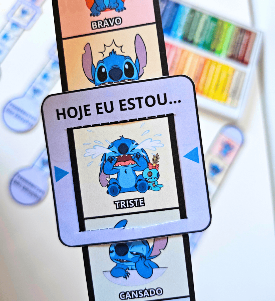 Termômetro das Emoções – Stitch – Mundo Pedagógico: Atividades da Pro